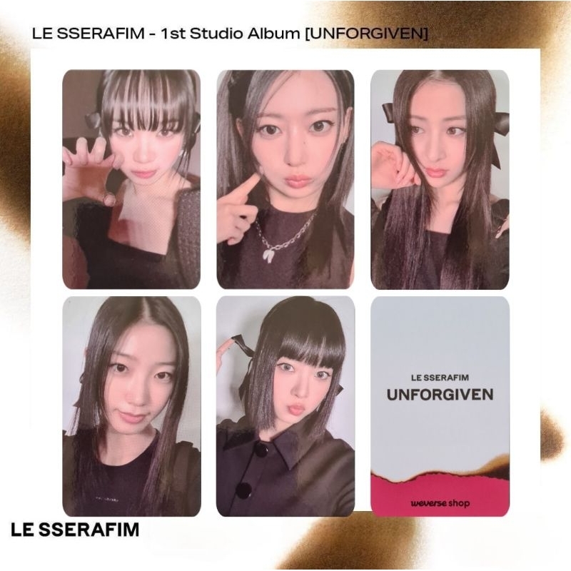 LessERA FIM UNFORGIVEN WEVERSE FANSIGN PHOTOCARD | Shopee Philippines