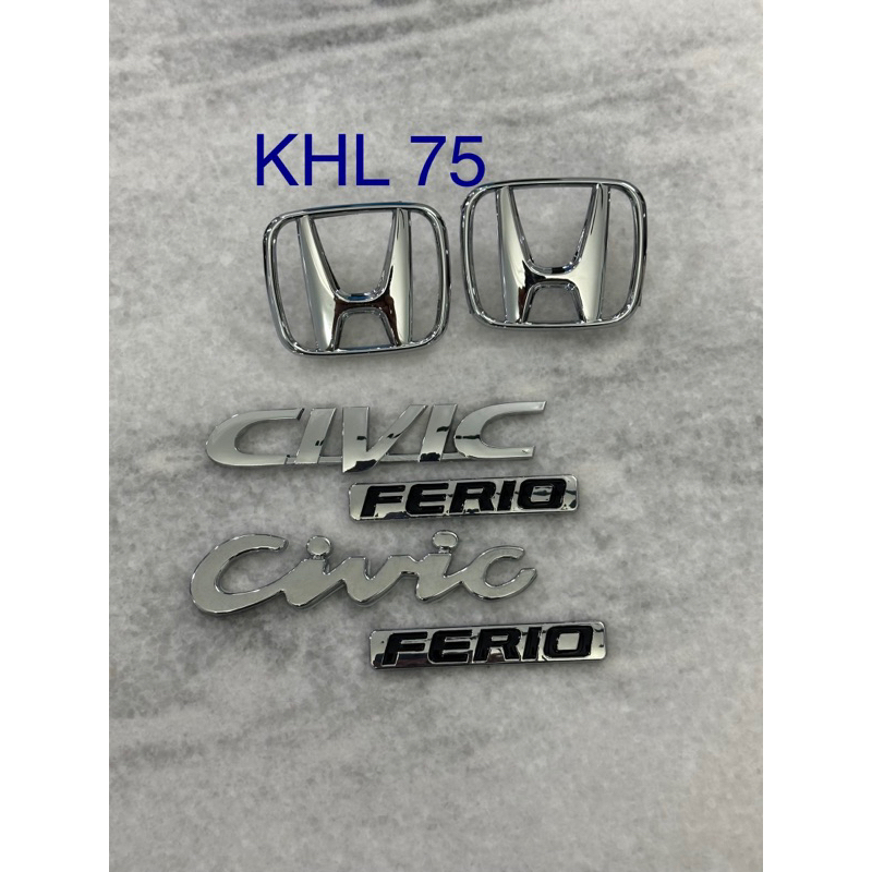 Civic Ferio EK civic EG emblem logo badge | Shopee Philippines