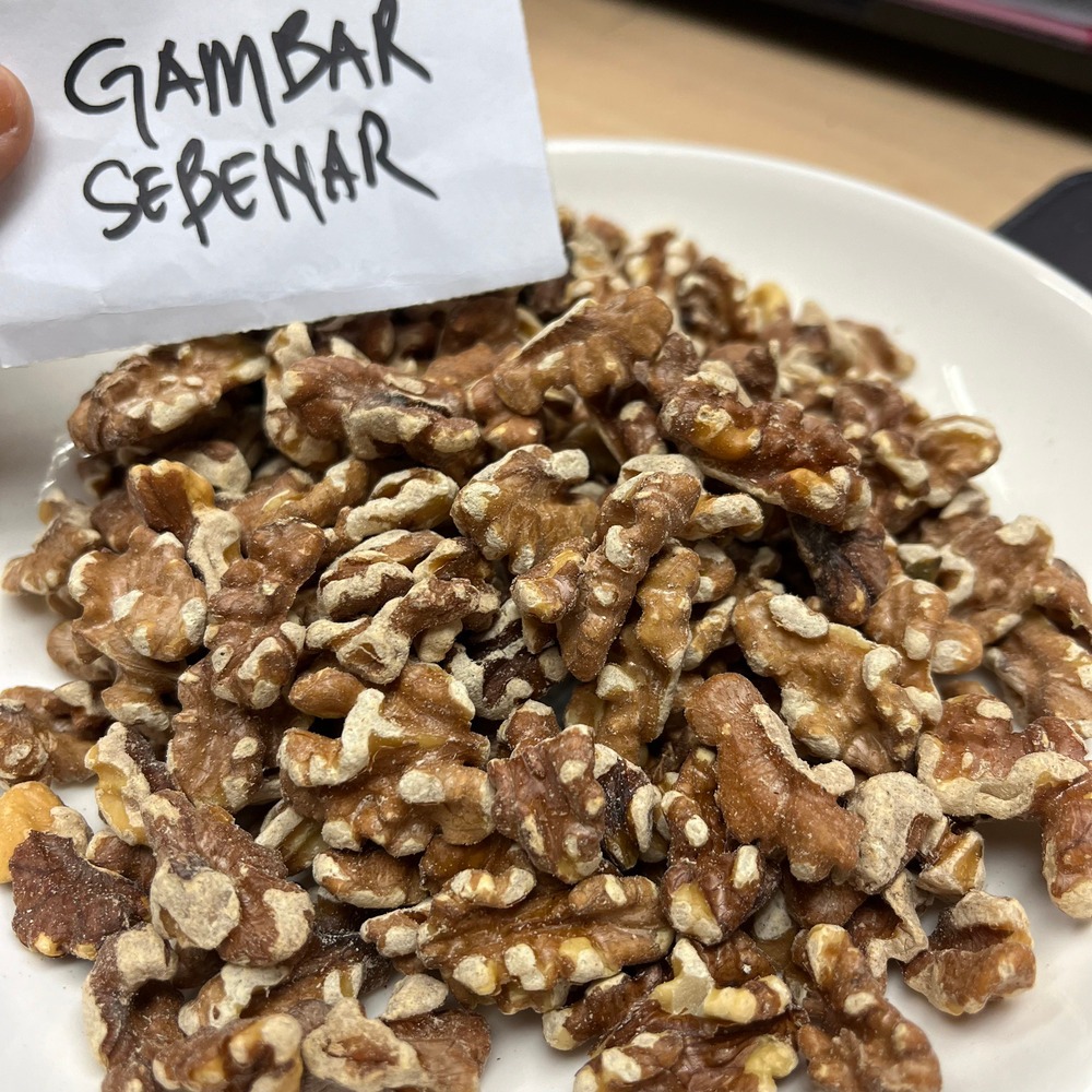 100gram Roasted Walnut Unsalted Kacang Walnut Panggang Premium Grade To ...