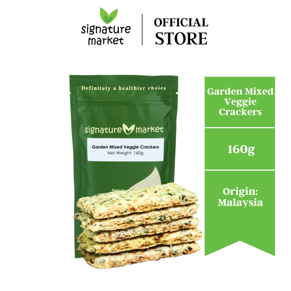 Signature Market Garden Mixed Veggie Crackers (160g) | Shopee Philippines