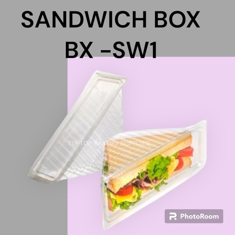 SW - 1 (GO / BX) Sendwich Box with lock /Bekas Sandwich (50pcs ...