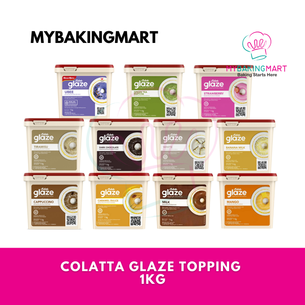 Colatta Glaze Topping 1kg - Coklat Cair Halal / Decoration / Glaze ...