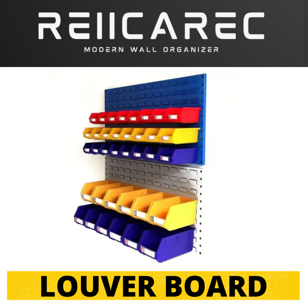 Louver Board Storage Box Bin Box Pegboard Metal Hardware Screw Nuts ...