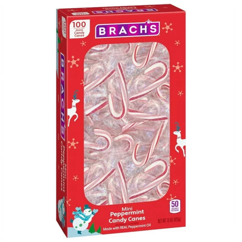 Special!!! Brach's Bobs Mini Peppermint Candy Canes Sweet/ Doorgift, 35 ...