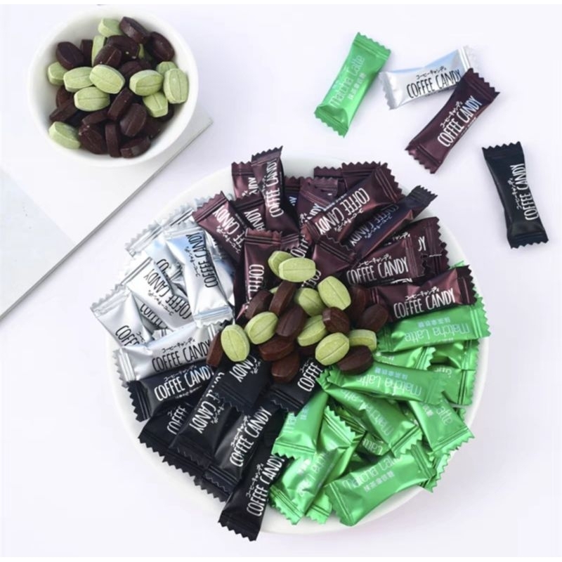Coffee Candy, Bean Office Snacks, Chewable Black Hard Candy 咖啡糖果,咖啡豆糖果 ...