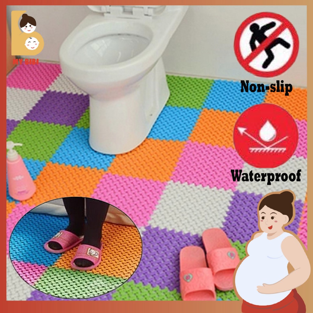 Toilet map anti slip bathroom pelapik alas kaki bilik air tikar tandas ...