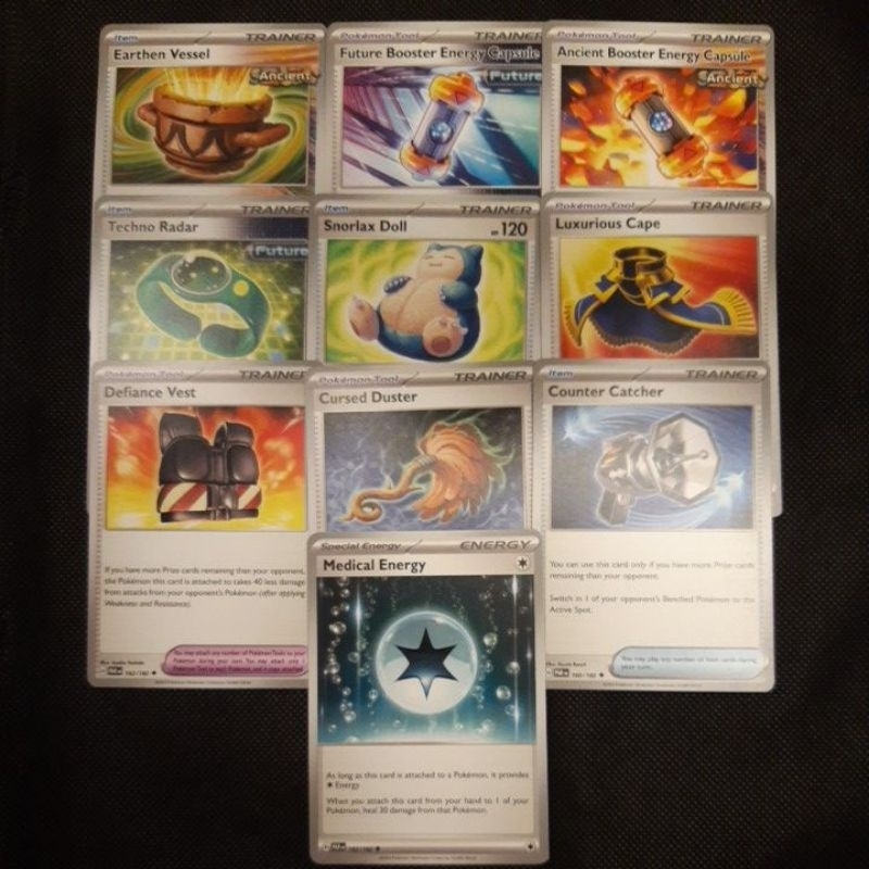 Pokemon Card TCG: Paradox Rift Trainer SV4: Earthen Vessel/ Snorlax ...