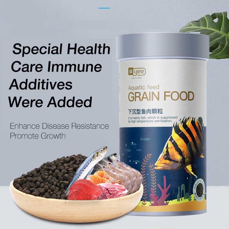 Yee GRAIN FOOD Sinking Fish Pellets Sinking Fish FOOD 610g | Shopee ...