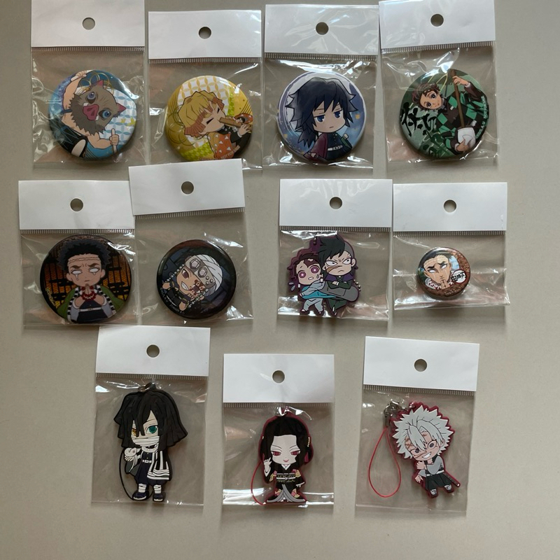 Kimetsu No Yaiba Demon Slayer Official Merchandise Canbadge Rubber ...