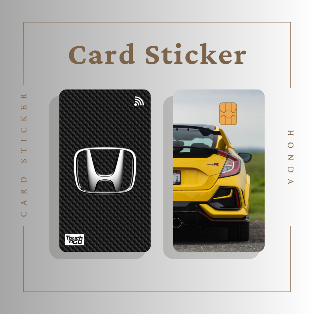 HONDA CARD STICKER - TNG CARD / NFC CARD / ATM CARD / ACCESS CARD ...