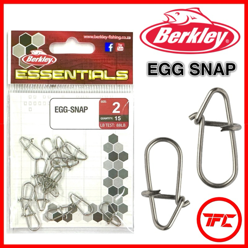 BERKLEY Essentials Egg Snap Casting Fishing Duo Lock | Shopee Philippines