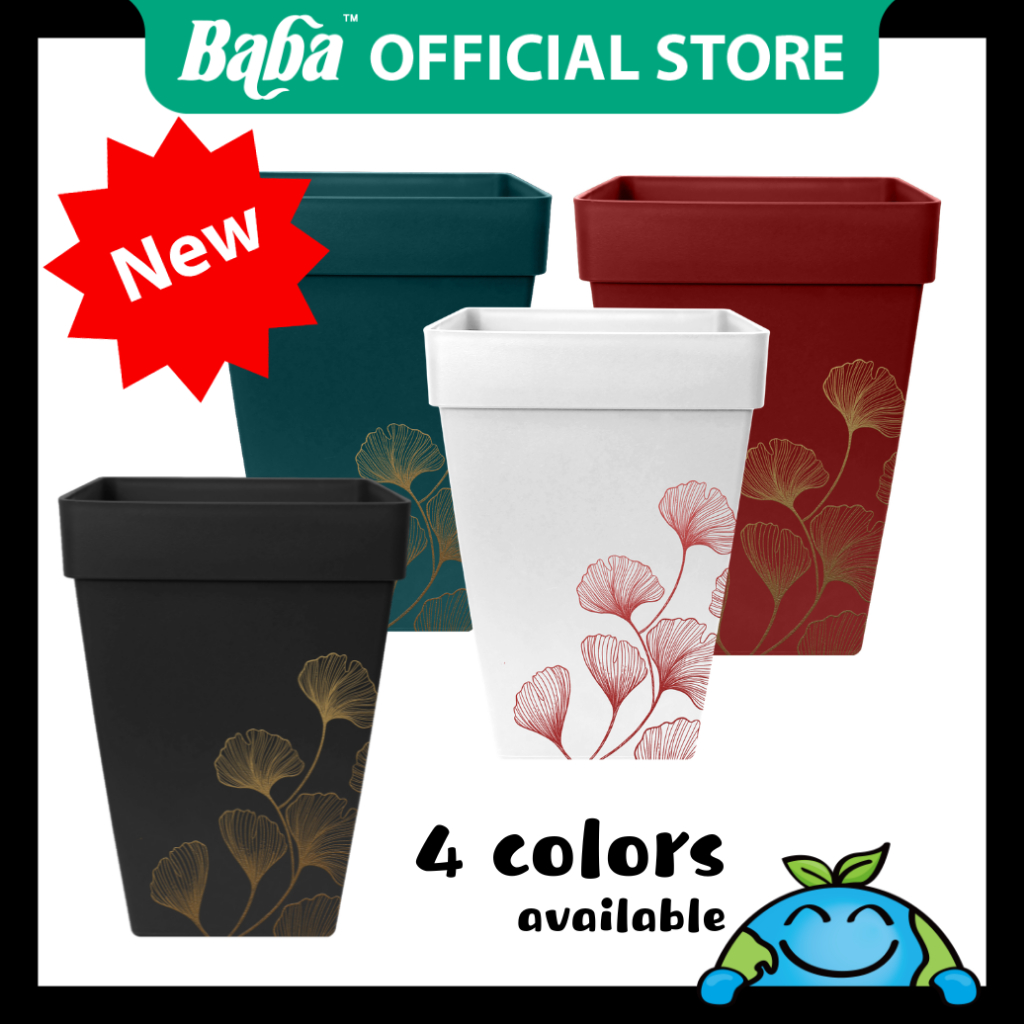 Baba Official Baba Mini Santorini BI-SPH-145 Biodegradable Square Pot ...