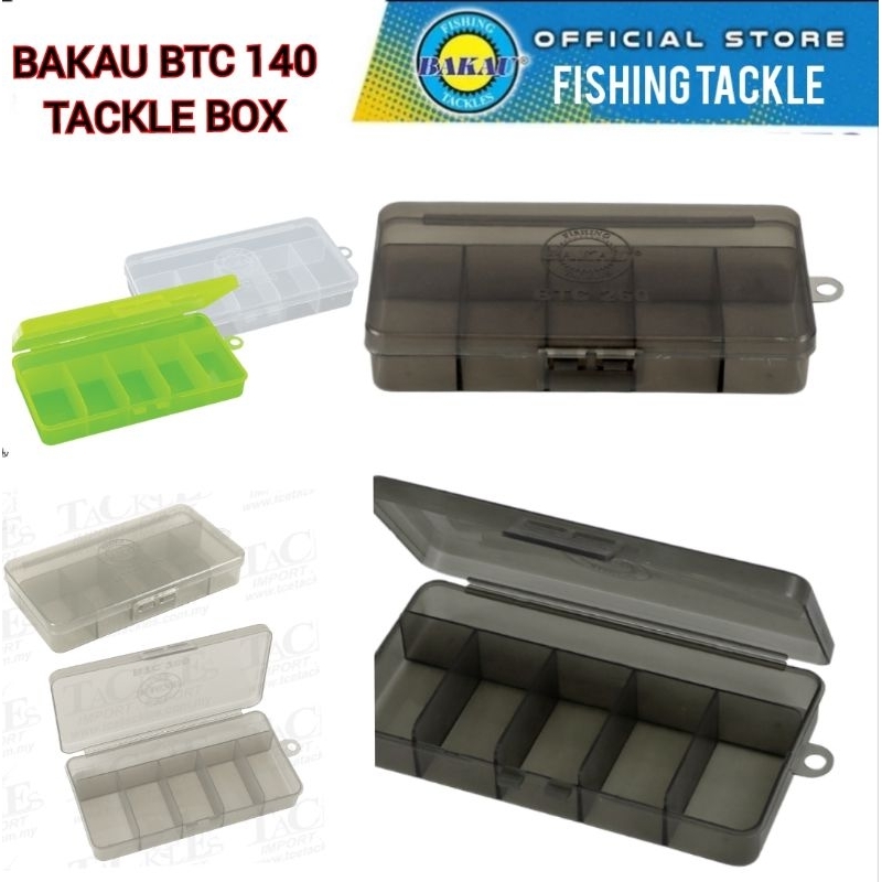 KOTAK SIMPANAN BARANGAN PANCING JENAMA BAKAU BTC 260 FISHING TACKLE BOX ...