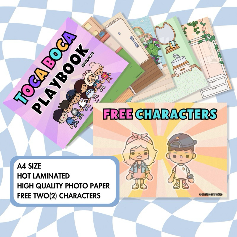 Toca Boca Paperdoll, Pre-cut Characters | Shopee Philippines
