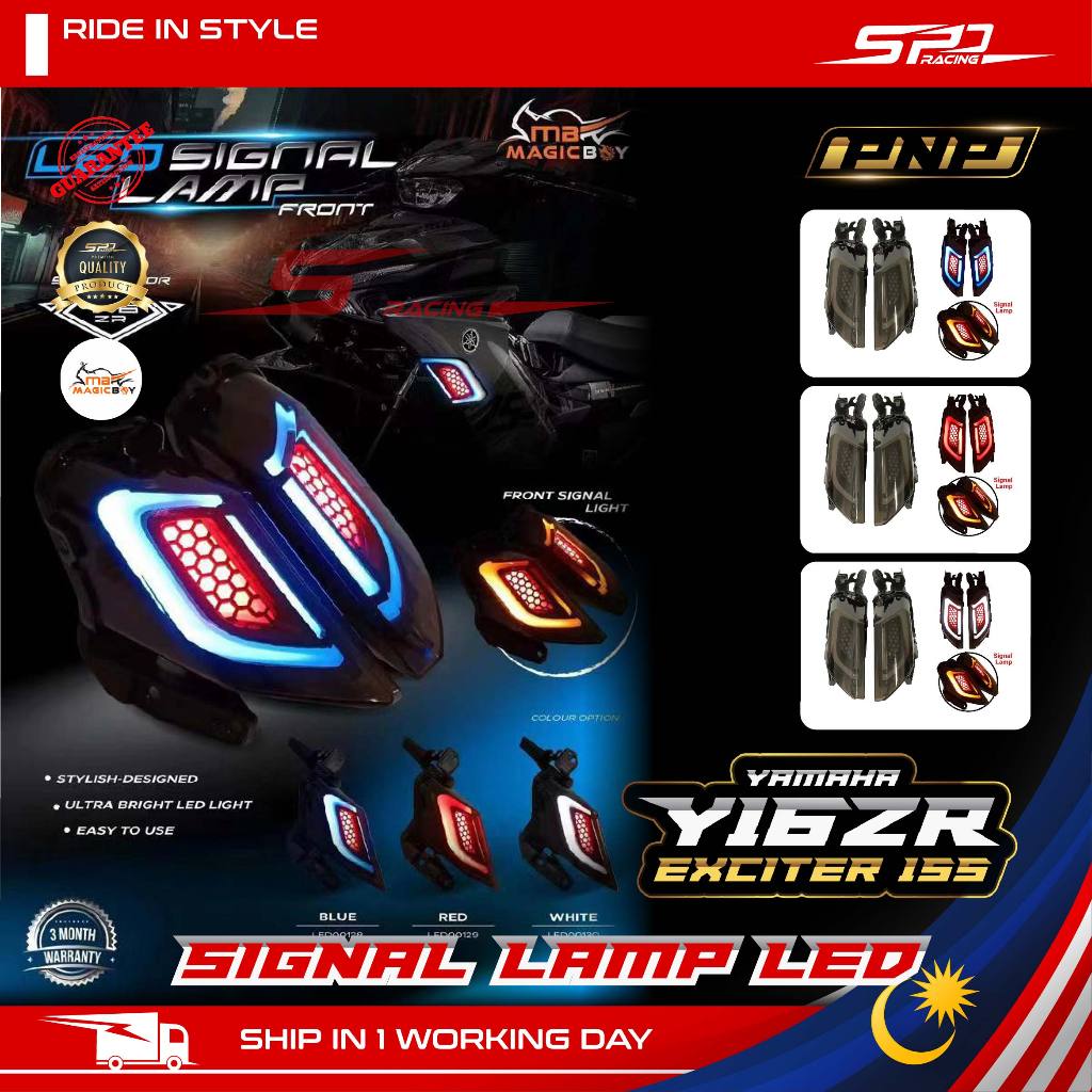 Signal Lamp LED I RED I BLUE I WHITE I Magic Boy for Y16 | Shopee ...