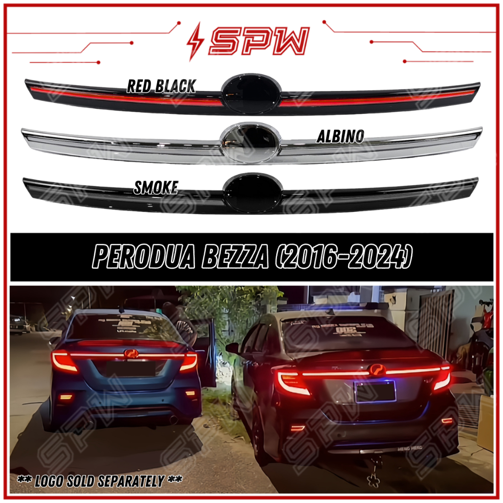 Perodua Bezza (2016-2024) Rear Garnish LED Trunk LED Tail Lamp Tail ...