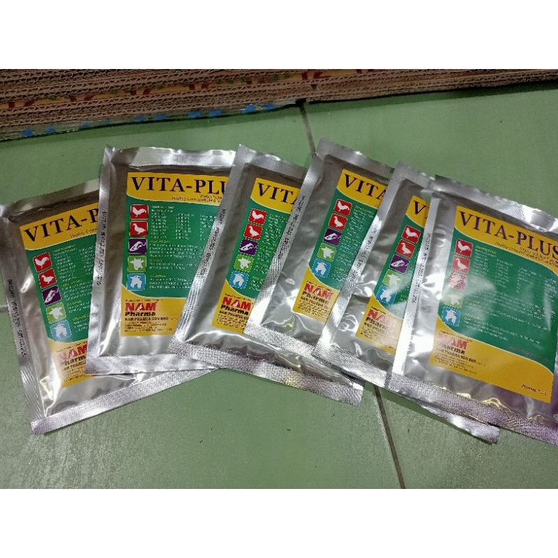 [1order=6pkt] Vita Plus 100g Livestock Vitamins (Chicken/Birds/Ducks ...