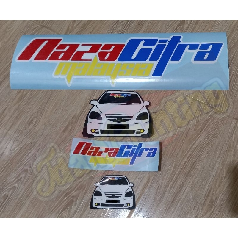 Stiker NAZA CITRA (4pcs) | Shopee Philippines