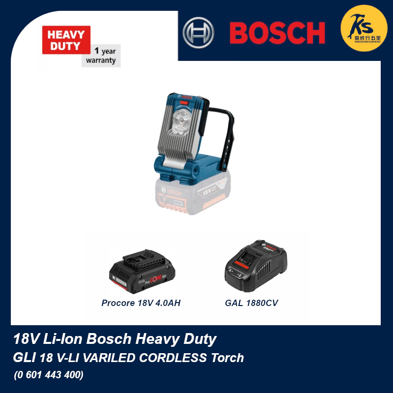 BOSCH 18V Cordless Torch GLI 18V-LI VariLED Professional ( 0 601 443 ...