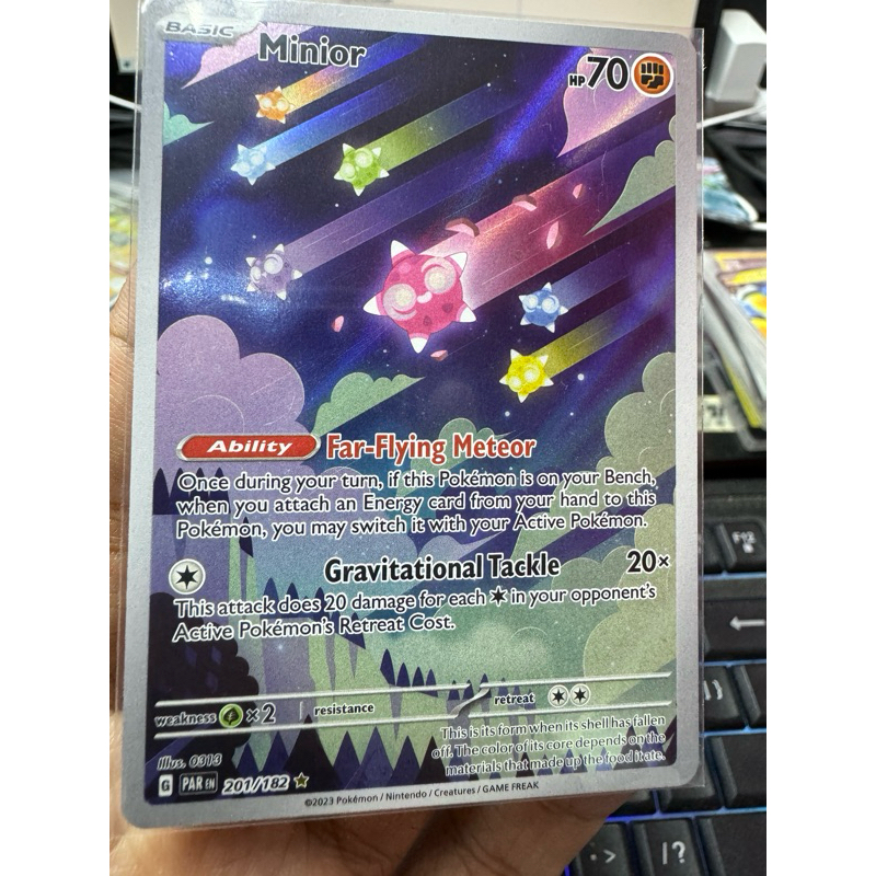 Fighting type - Pokemon Card - Minior 201/182 | Shopee Philippines