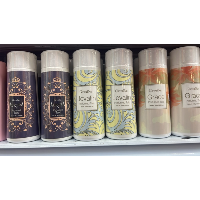 Giffarine Jevalin Very/AURORA/GRACE PERFUMED TALC 100g | Shopee Philippines