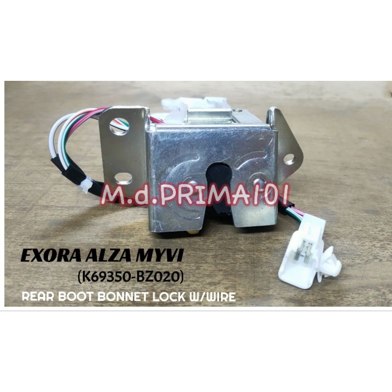 EXORA ALZA MYVI (K69350-BZ020) LID LOCK BELAKANG BONNET LOCK | Shopee ...