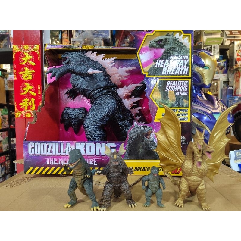 Jada Godzilla x Kong: The New Empire - Heat Ray Breath Godzilla R/C ...