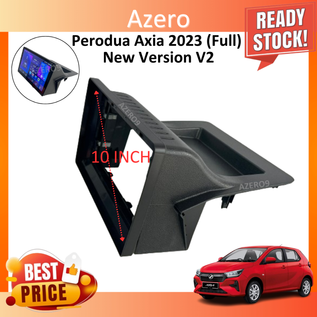 Android Player Casing 10"inch Perodua Axia 2023 Casing With Socket ...