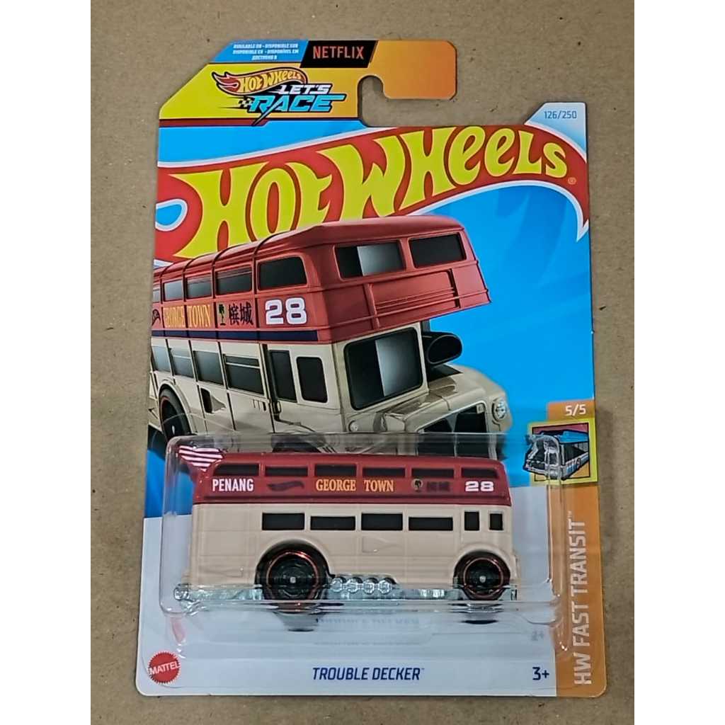Hot Wheels Trouble Decker Penang Case F 2024 | Shopee Philippines Hot Wheels Trouble Decker Penang Case F 2024 | Shopee Philippines