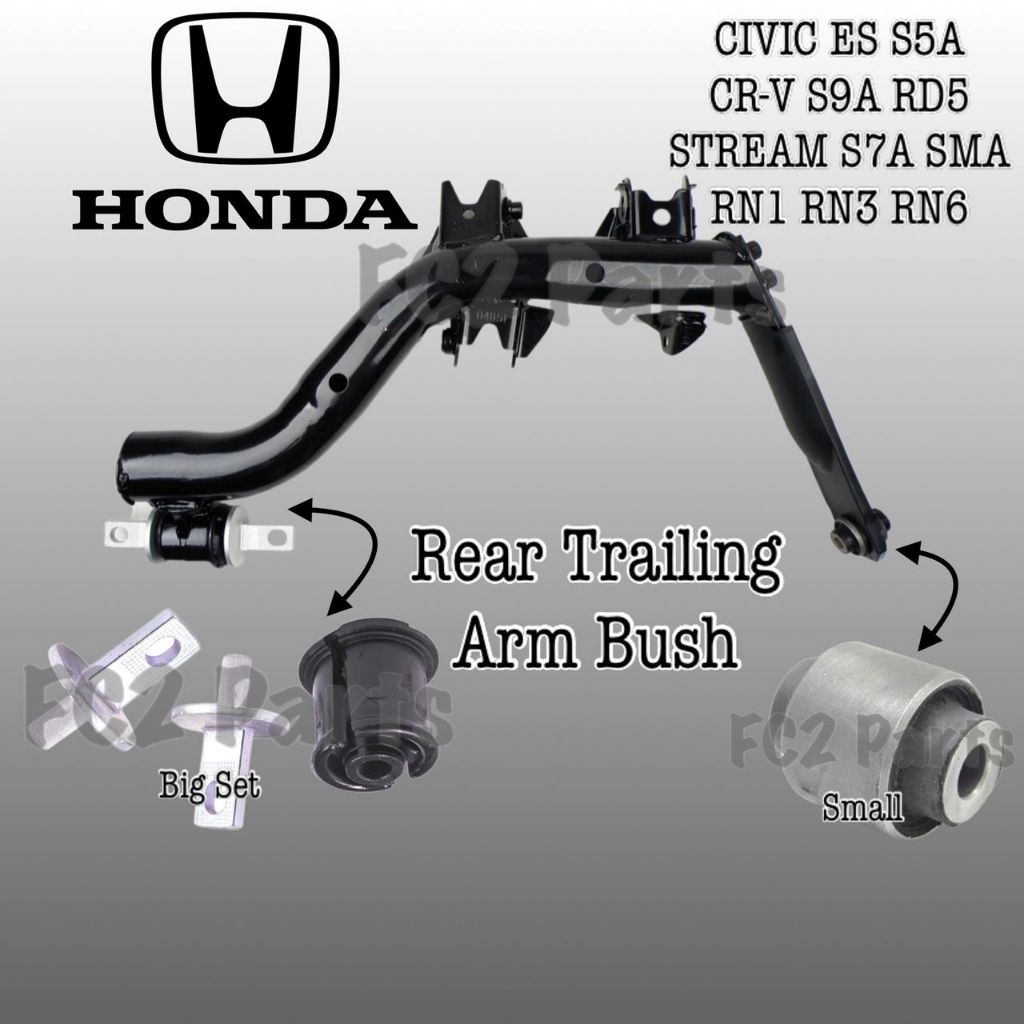 1car 4pcs Honda Civic ES S5A Stream S7A RN1 RN3 SMA RN6 CR-V S9A RD5 ...