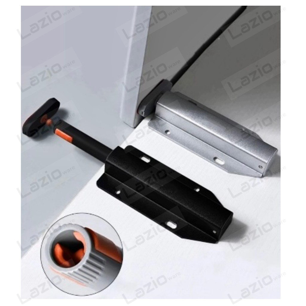 Heavy duty push to open door latch spring cabinet hidden grip hold ...