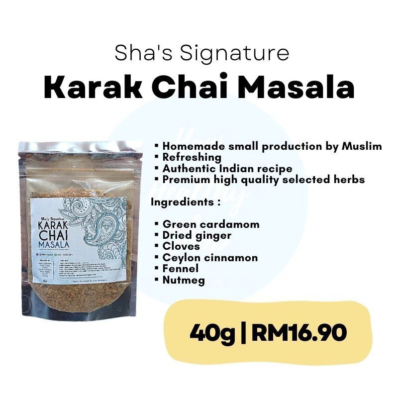 Karak Chai Masala Tea Indian Masala Tea Released by Bumiputera Muslim ...