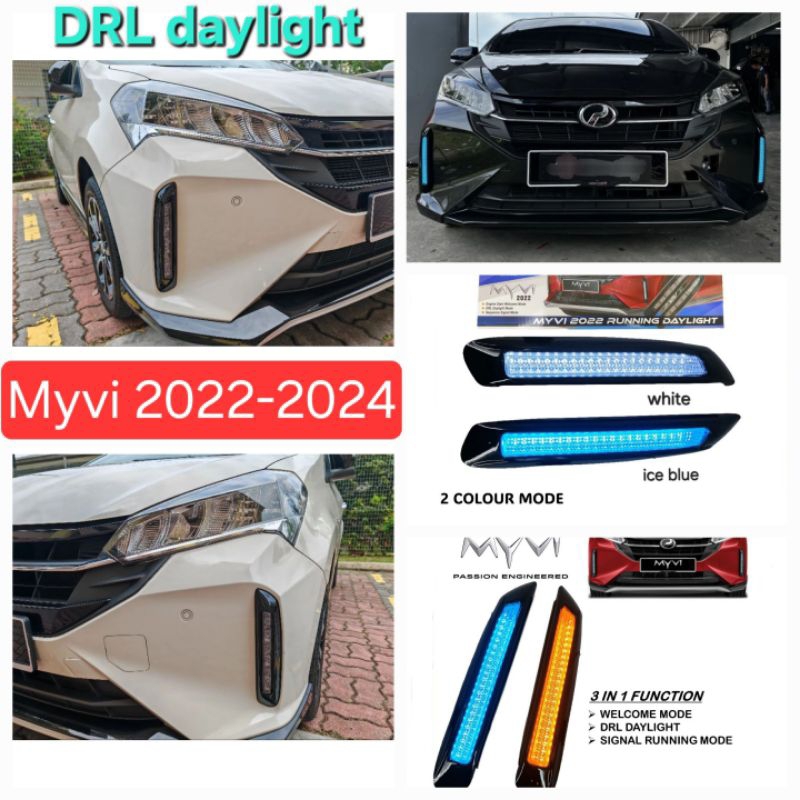 Myvi 2022-2024 Facelift Daylight Rear Bumper Lamp lampu LED DRL rbl ...