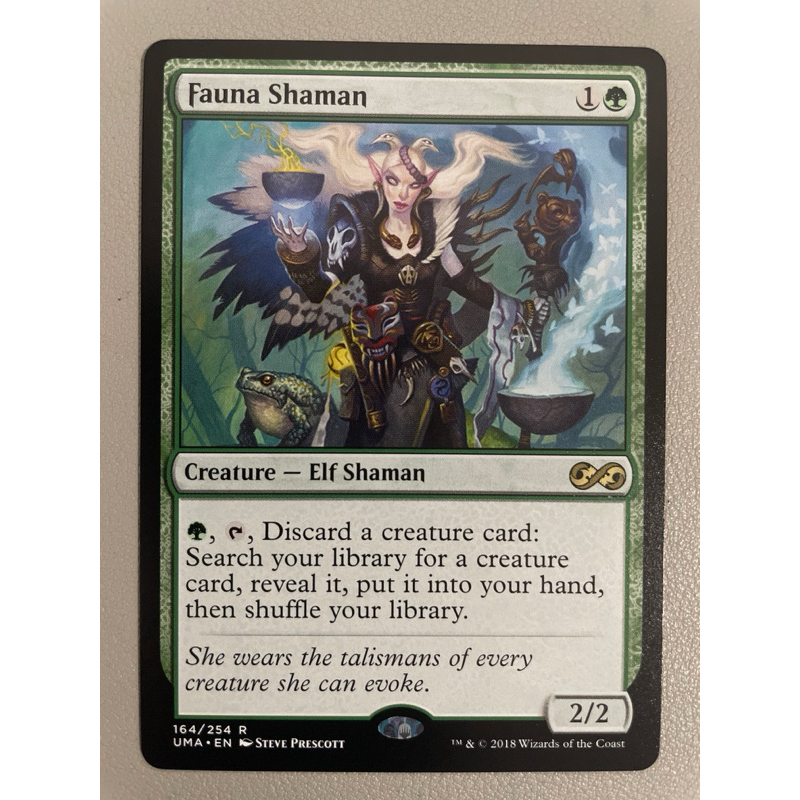 MTG:Ultimate Master (UMA) 164/254 R - Fauna Shaman (Non Foil) | Shopee ...