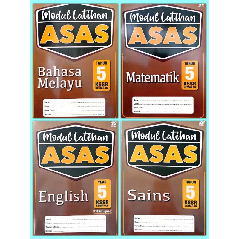 modul latihan asas 4 subjek bm,bi,mate,sains | Shopee Philippines