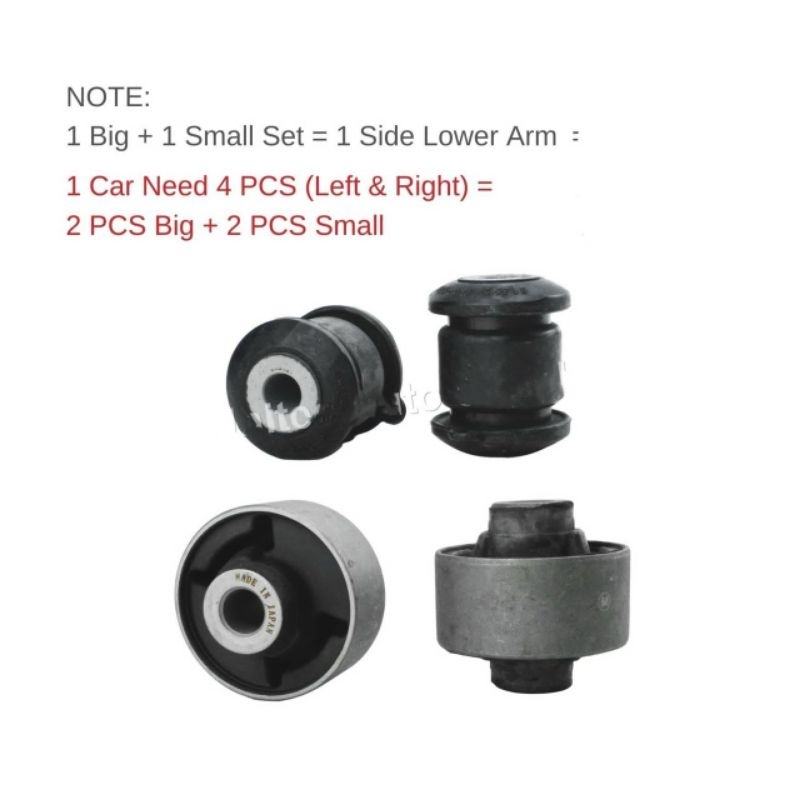 HONDA CIVIC SNA FD FRONT LOWER ARM BUSH | Shopee Philippines