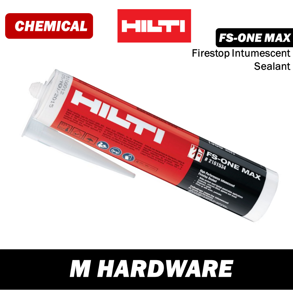 Hilti FS-ONE MAX Firestop Intumescent Sealant (Small Bottle) 2101534 ...