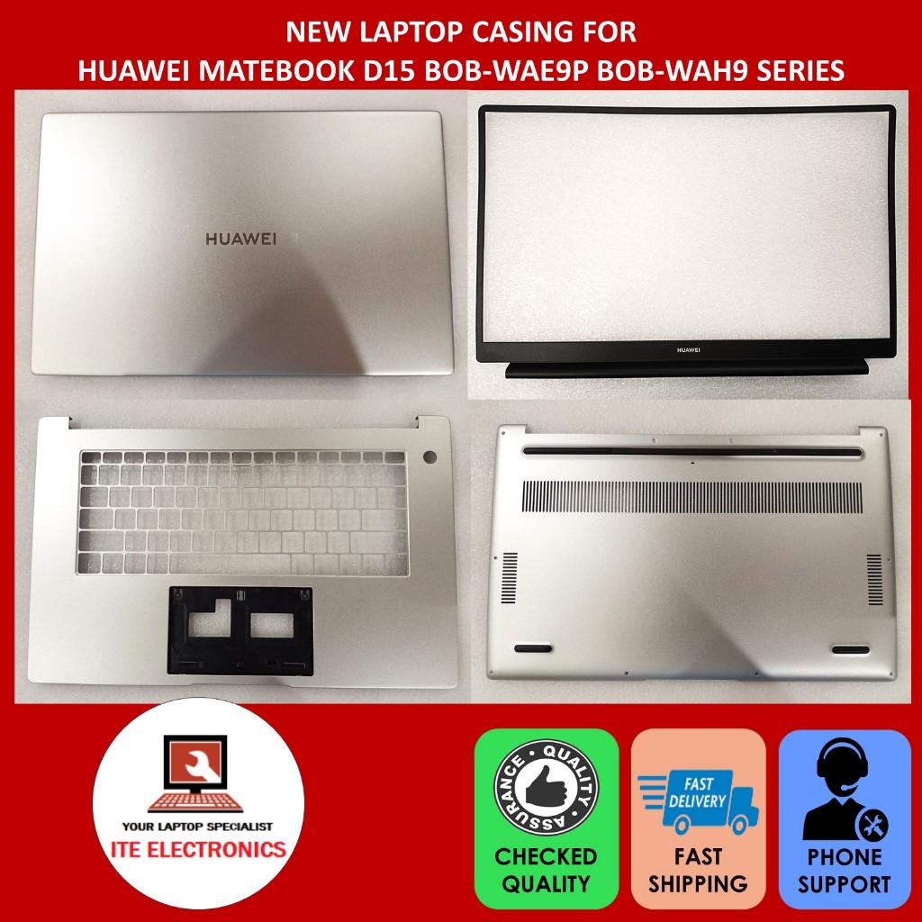NEW HUAWEI MATEBOOK D15 BOB-WAE9P BOB-WAH9 SERIES LAPTOP LCD FRONT ...