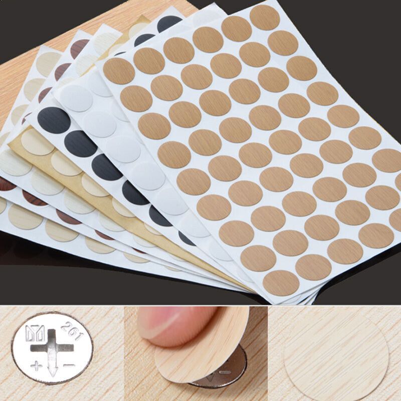 6Dots PVC 21MM Self Adhesive Sticker Screw Hole Sticker Beauty Sticker ...