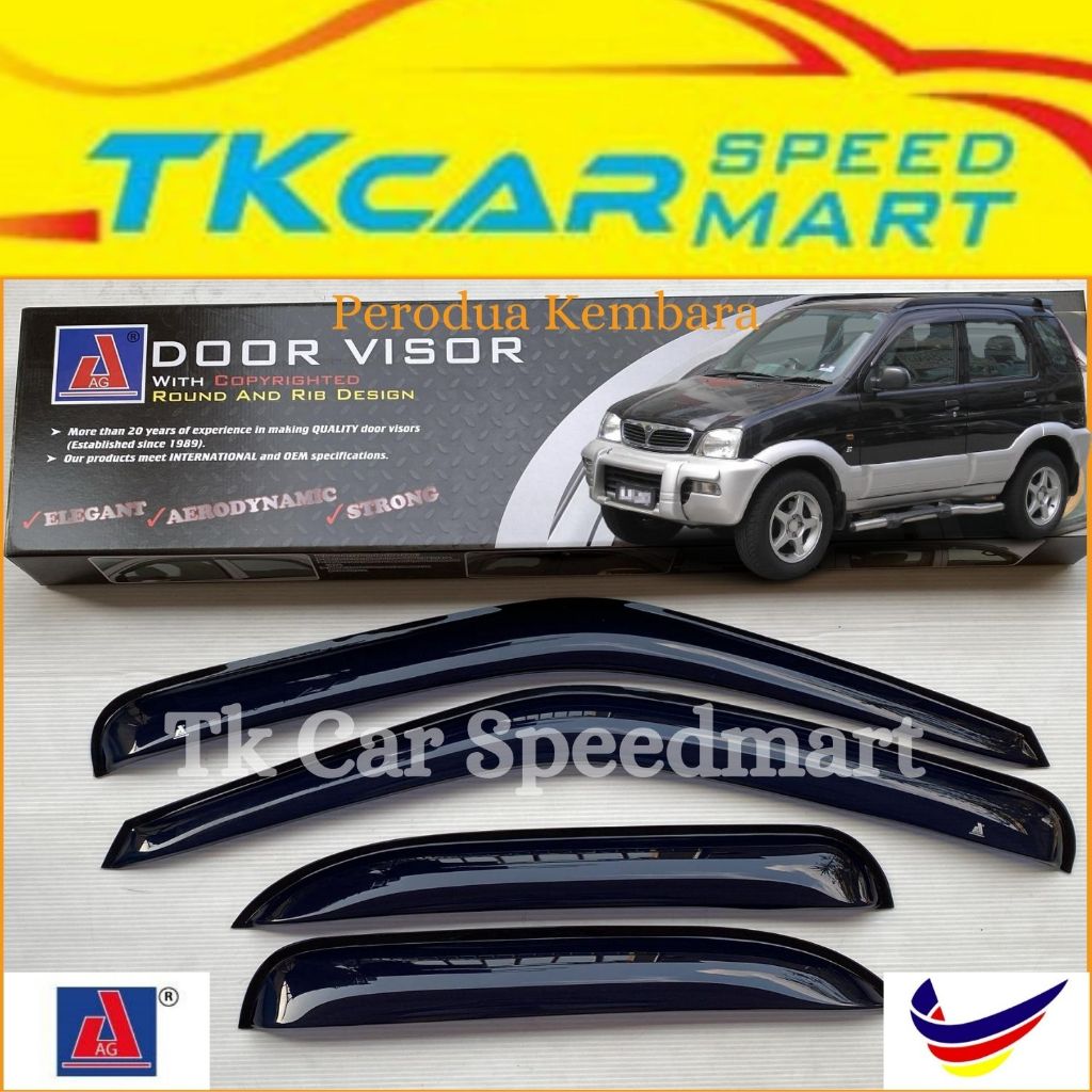 PERODUA KEMBARA ( AG ) 4 DOOR 7 CM WIDTH ARYCLIC PRODUCT DOOR VISOR ...