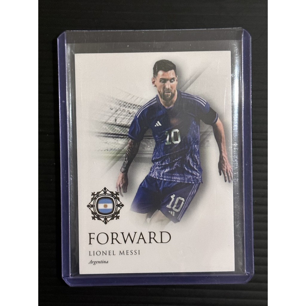 2022-23 Futera Unique Lionel Messi Forward World Cup Away Jersey ...