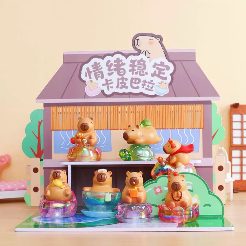 capybara blind Box Mood with LightCapybaraCapybara Fashion Hand-Made ...