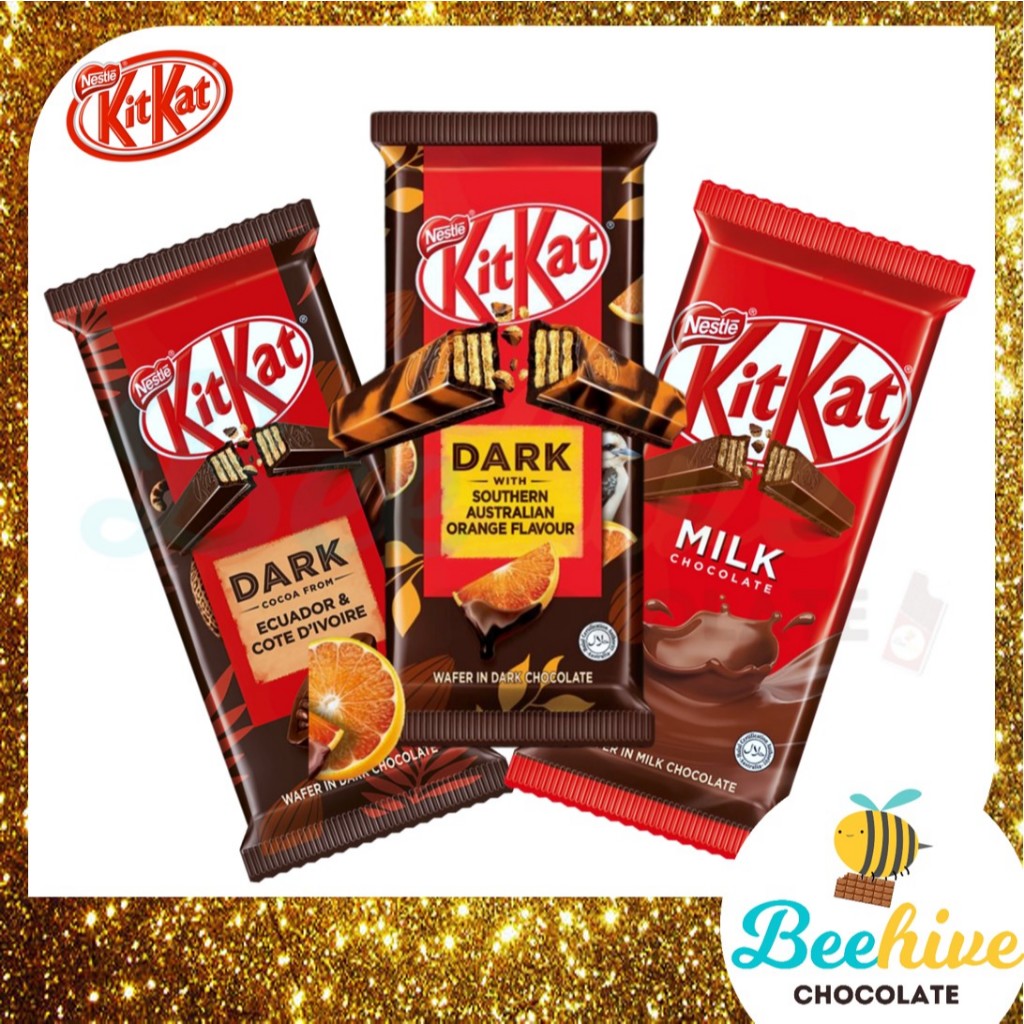 Kit Kat Milk / Dark / Southern Australian Orange Chocolate Block KitKat ...
