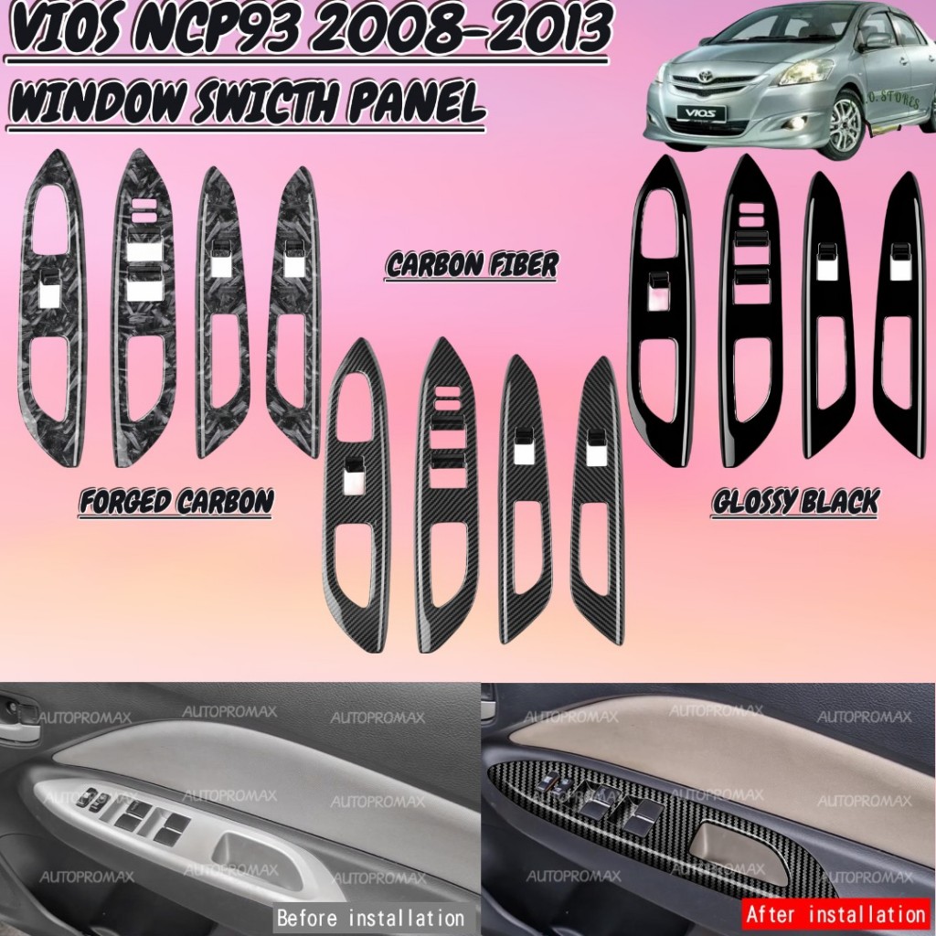 AUTOPROMAX TOYOTA VIOS DUGONG NCP93 2008-2013 CAR WINDOW SWITCH PANEL ...