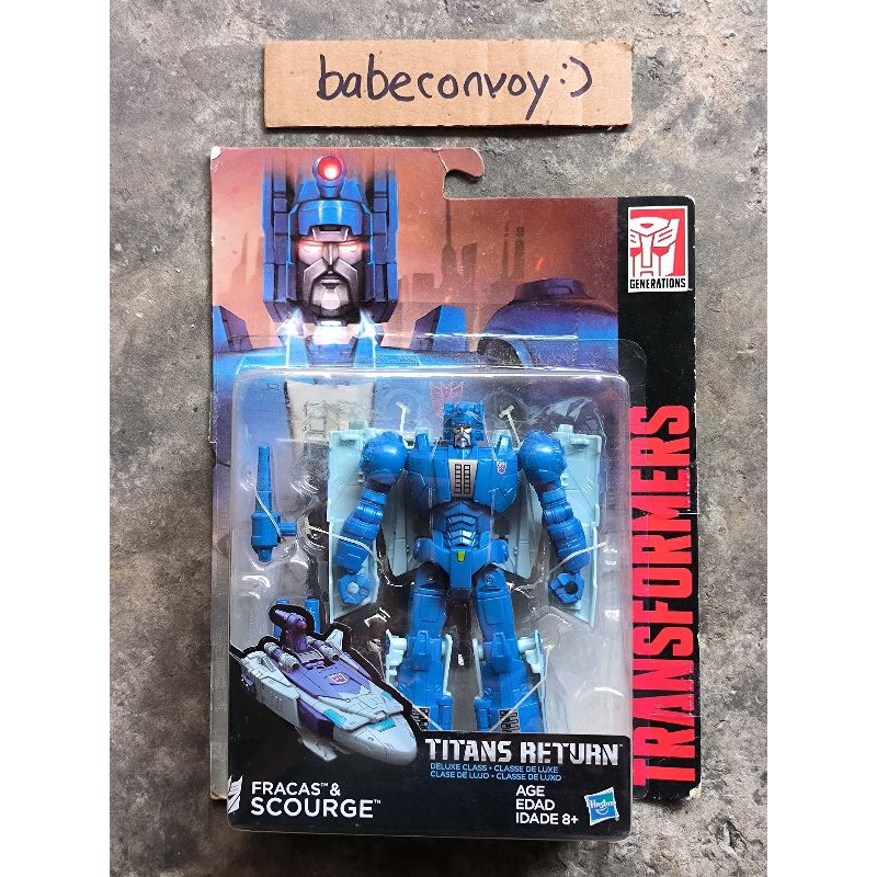 Hasbro TRANSFORMERS RETURN SERIES HEADMASTER SCOURGE & FRACAS FIGURE ...