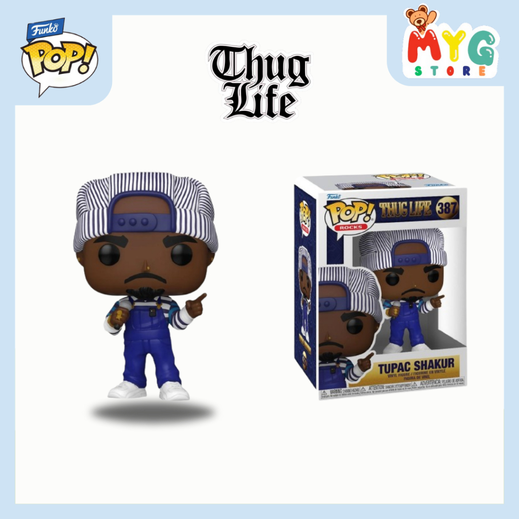 Funko Pop Vinyl Thug Life Tupac Shakur No 387 Rocks 75397 Collectible ...