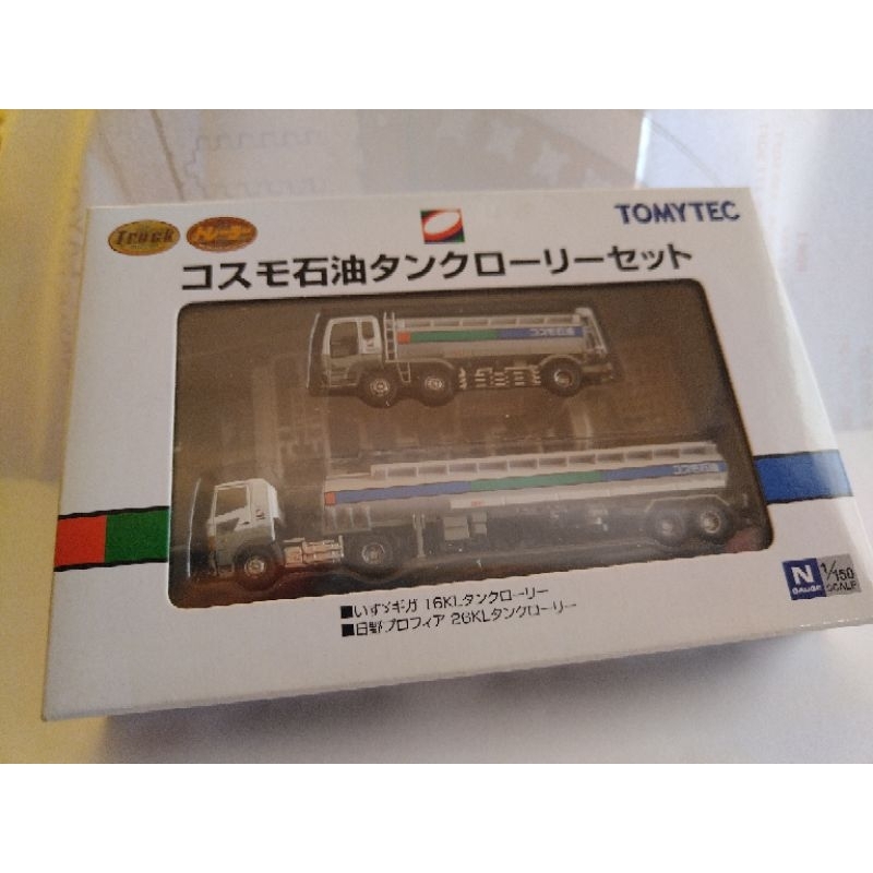 Tomytec The Truck Trailer Collection Cosmo Oil Tank Truck Set (2 Cars ...