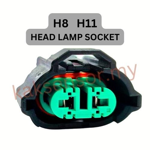 2PIN HEAD LAMP BULB H8 H11 SOCKET CONNECTOR With Wire | Shopee Philippines