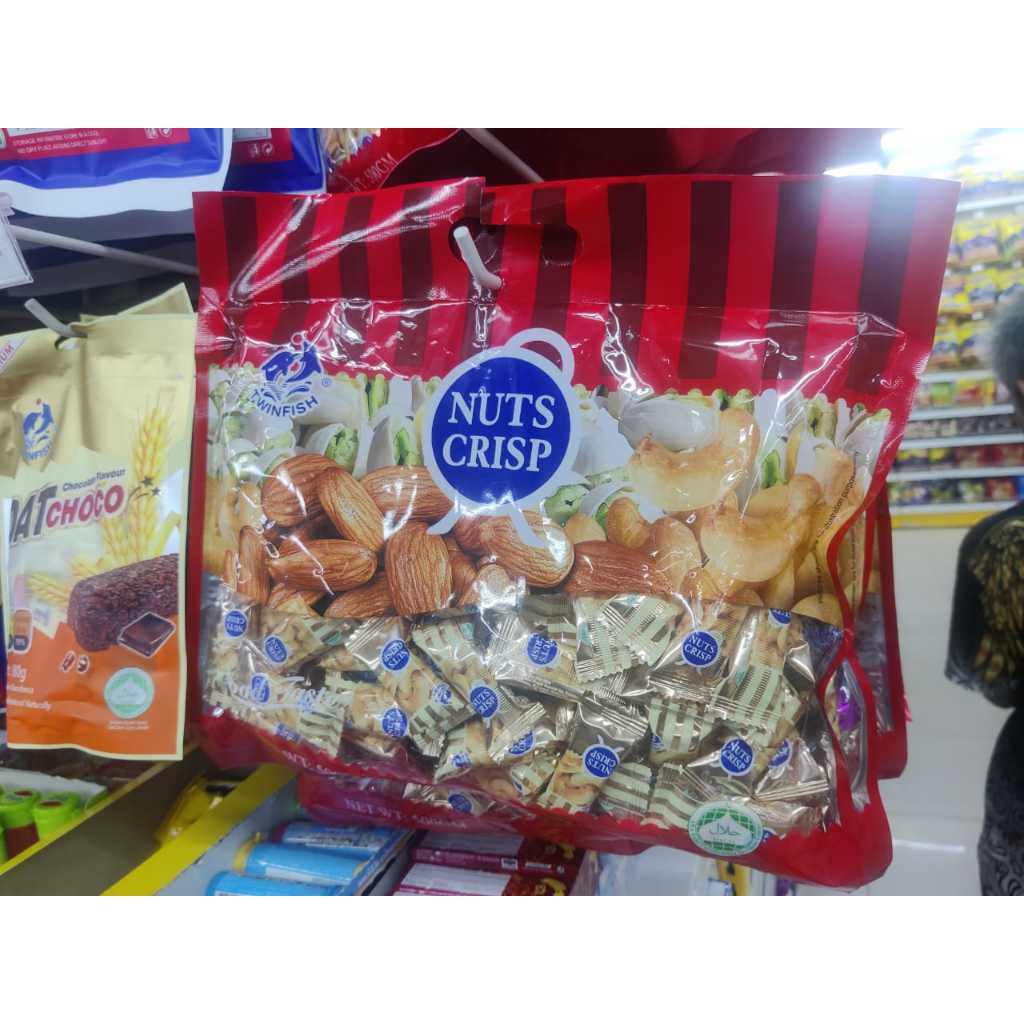 TWINFISH NUTS CRISP KACANG RANGUP CRISPY NUTS CANDY CHILDHOOD 500G ...