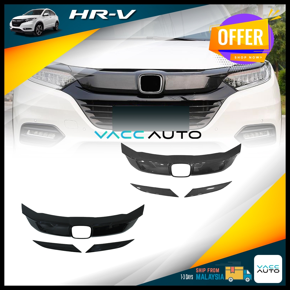 Honda HR-V 2015-2022 Front Grill Cover Protector Trim Sport Grille ...